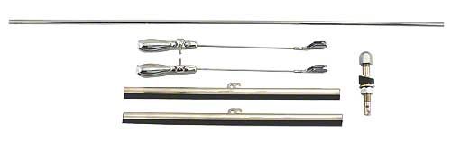 Ecklers Tandem Windshield Wiper Kit - Chrome - Use With Inside-Mount ...
