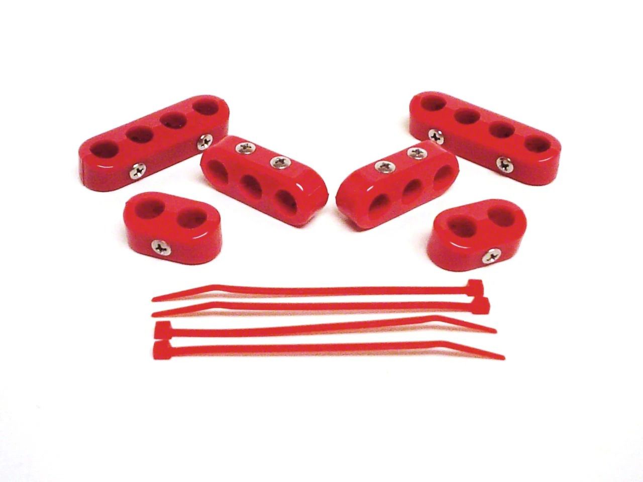 Taylor Cable Ecklers Clamp Style Wire Separators; 8 to 10.40mm; Red 42729