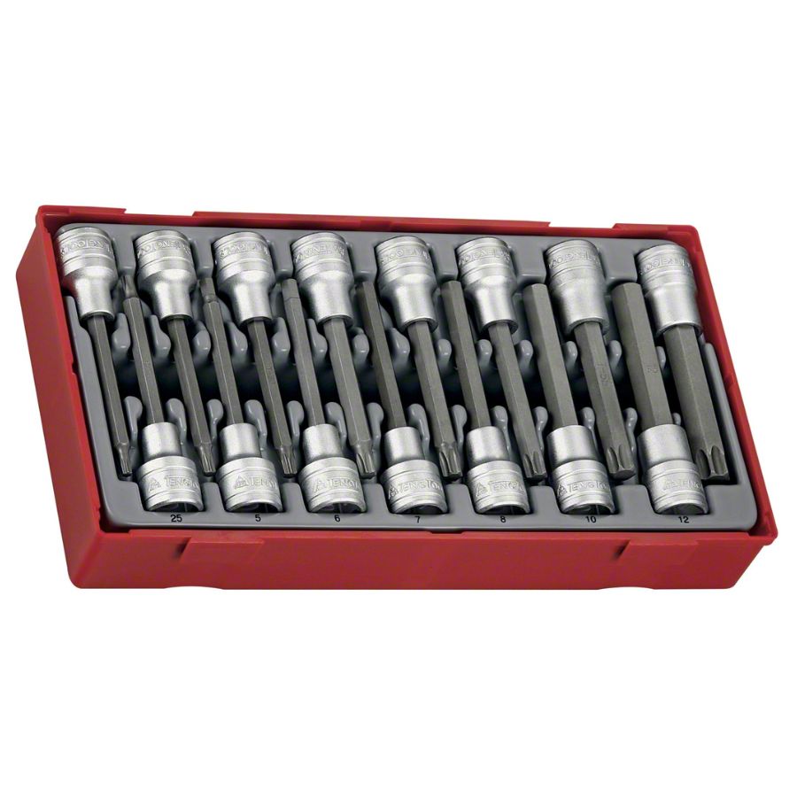 Teng Tools Universal EK 1/2-Inch Drive Long Hex and TX Bit Socket Set ...