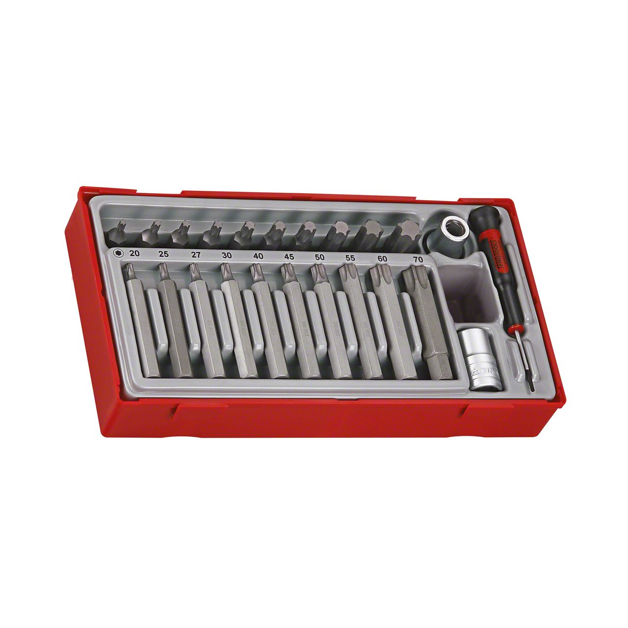 Teng Tools Universal EK 1/2-Inch Drive Internal Torx TX Bit Socket Set ...