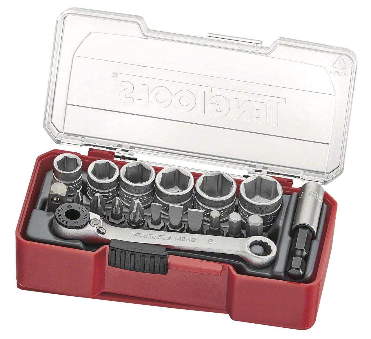 Teng Tools Universal EK 1/4-Inch Drive 6-Point Socket Set with Belt ...
