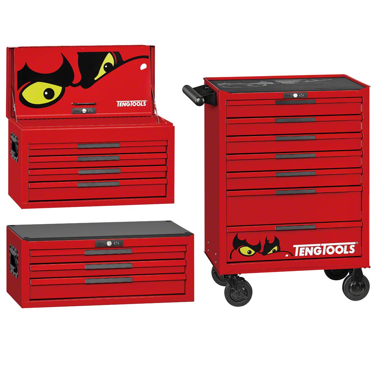 Teng Tools Universal EK 26-Inch PRO35 14-Drawer Service Hand Tool Kit ...