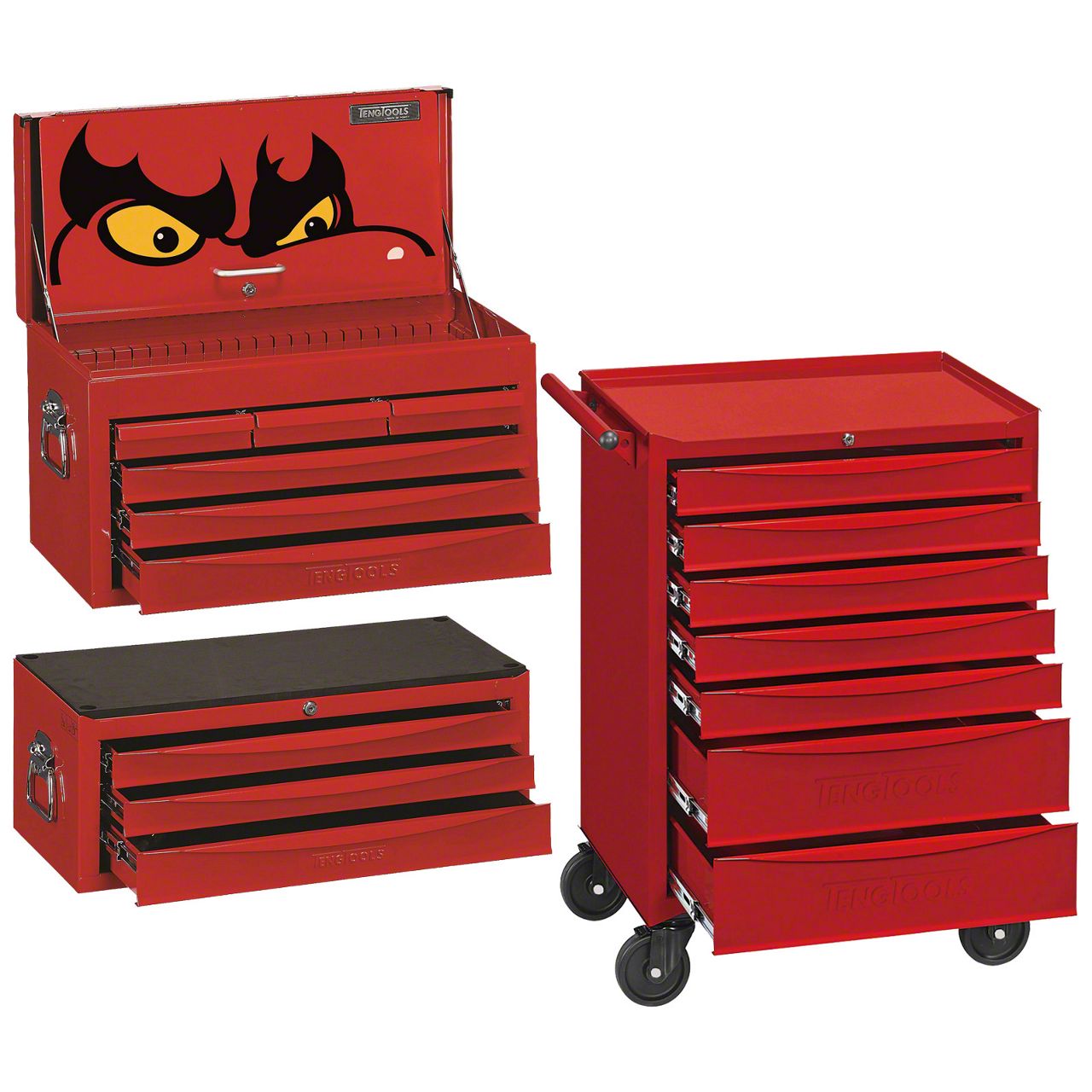 Teng Tools Universal EK 7-Series Roller Cabinet with 8-Series Middle ...