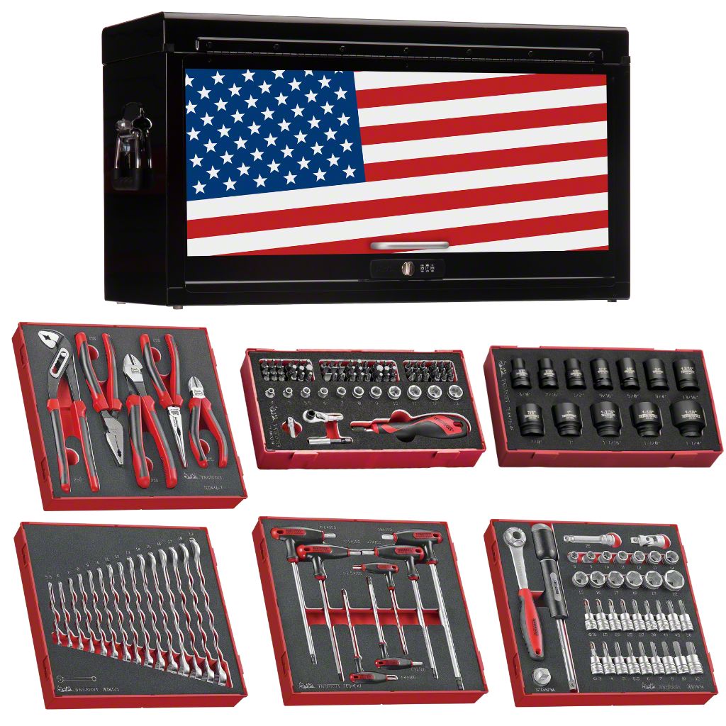 Teng Tools Universal EK Complete Mixed Service Tool Kit with Black USA ...