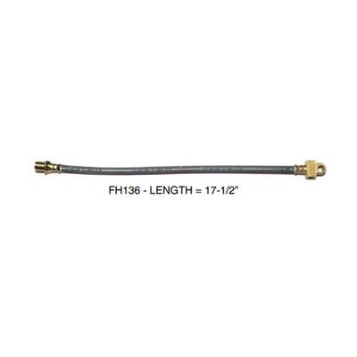 The Right Stuff Detailing Ecklers Brake Flex Hose; Rear FH136 (88-91 C ...