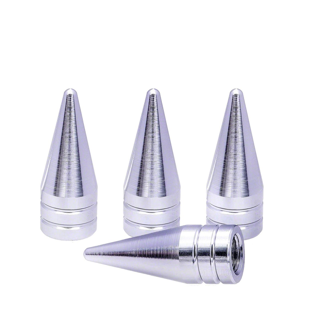 Ecklers Chrome Spike Valve Caps; 4-Pack (Universal; Some Adaptation May ...