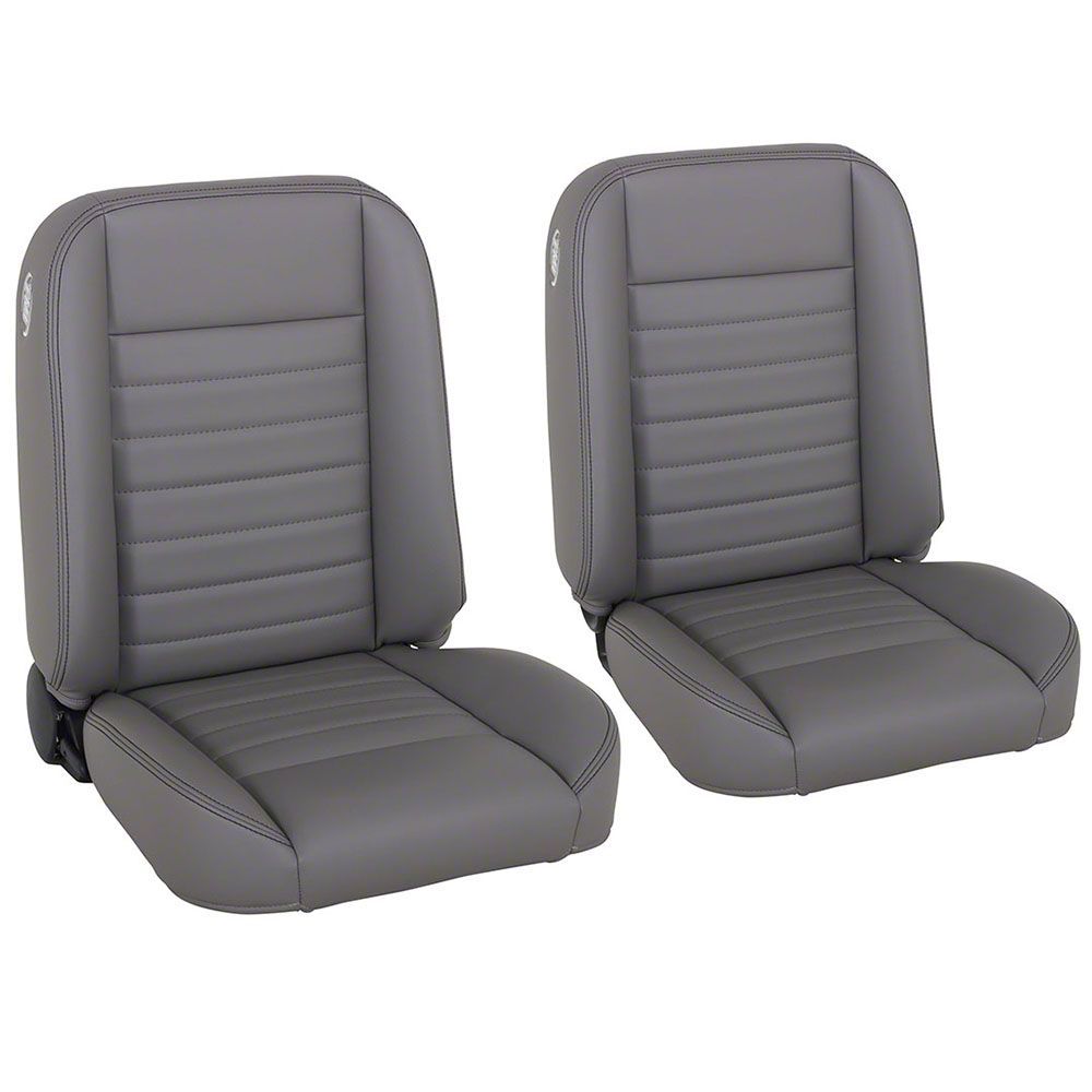 Ecklers Cruiser Collection Classic Bucket Seats; Medium Earth Grey ...