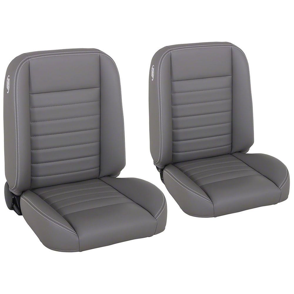 Ecklers Cruiser Collection Classic Bucket Seats; Medium Earth Grey ...