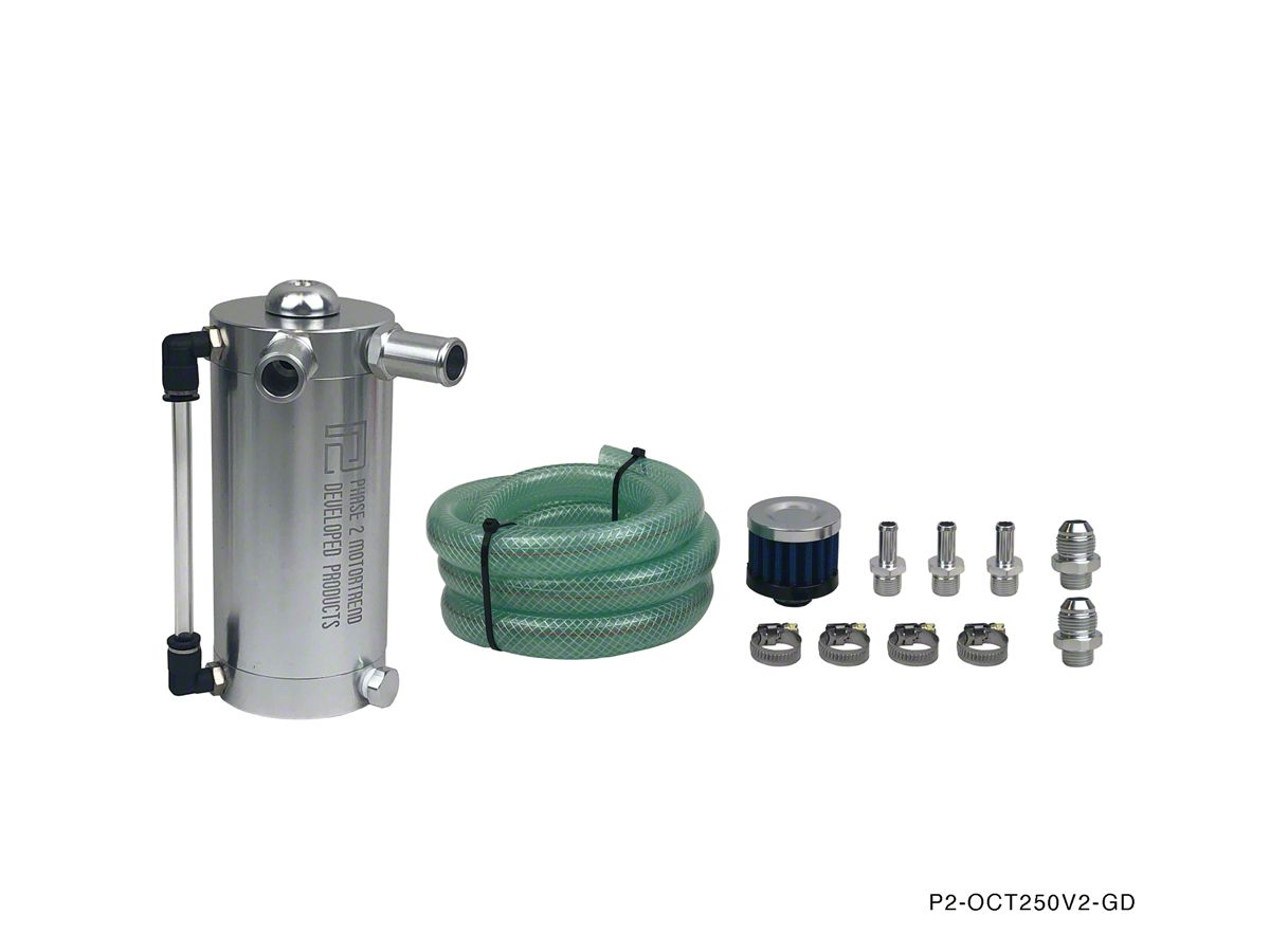 Ecklers Mini V2 Oil Catch Tank; 250cc (Universal; Some Adaptation May ...