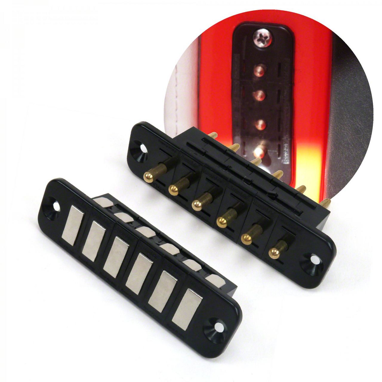 Ecklers Modular Door Jamb Contact Set; 6-Contacts (Universal; Some ...