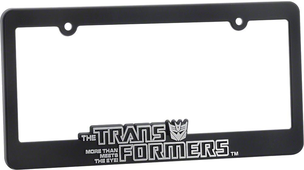 Ecklers Transformers Decepticon License Plate Frame, ABS (67-92 Camaro)