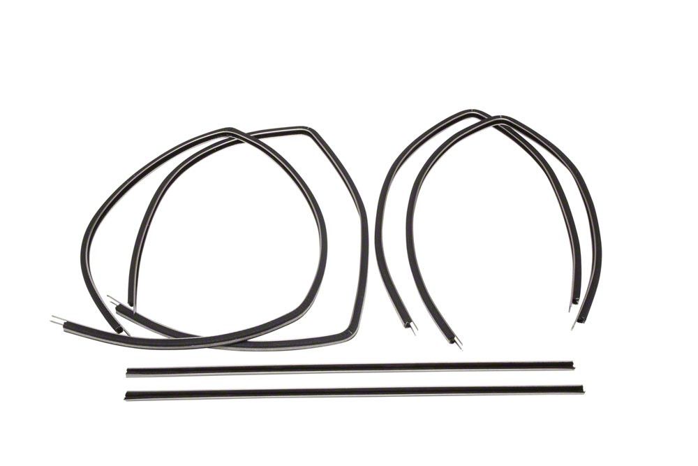 Ecklers Door Glass Run Channels (55-57 150, 210, Bel Air, Nomad 2-Door ...