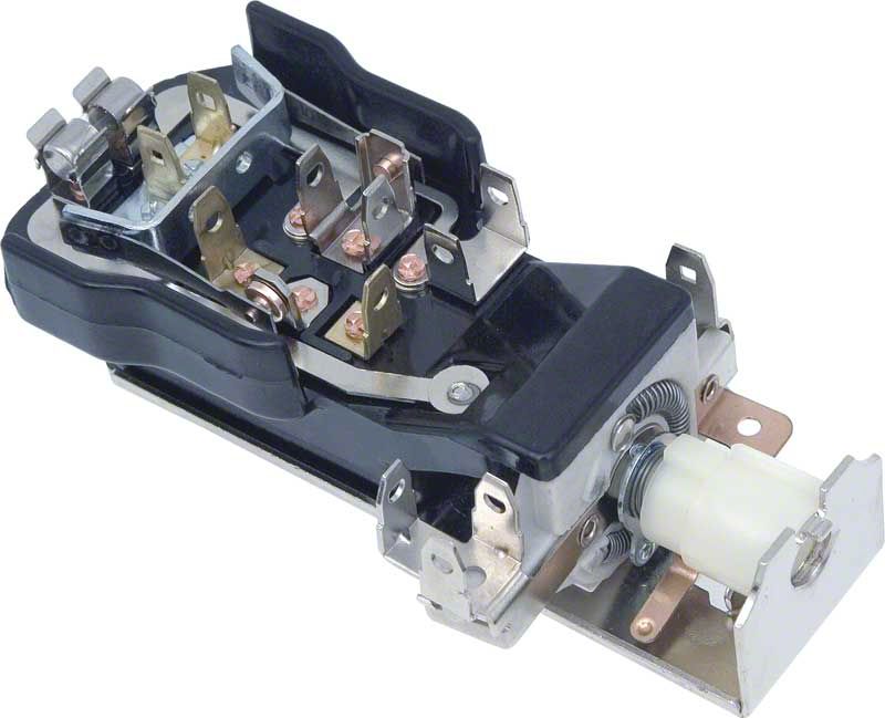 Ecklers Headlight Switch with Fuse; 12-Volt (55-56 150, 210, Bel Air ...