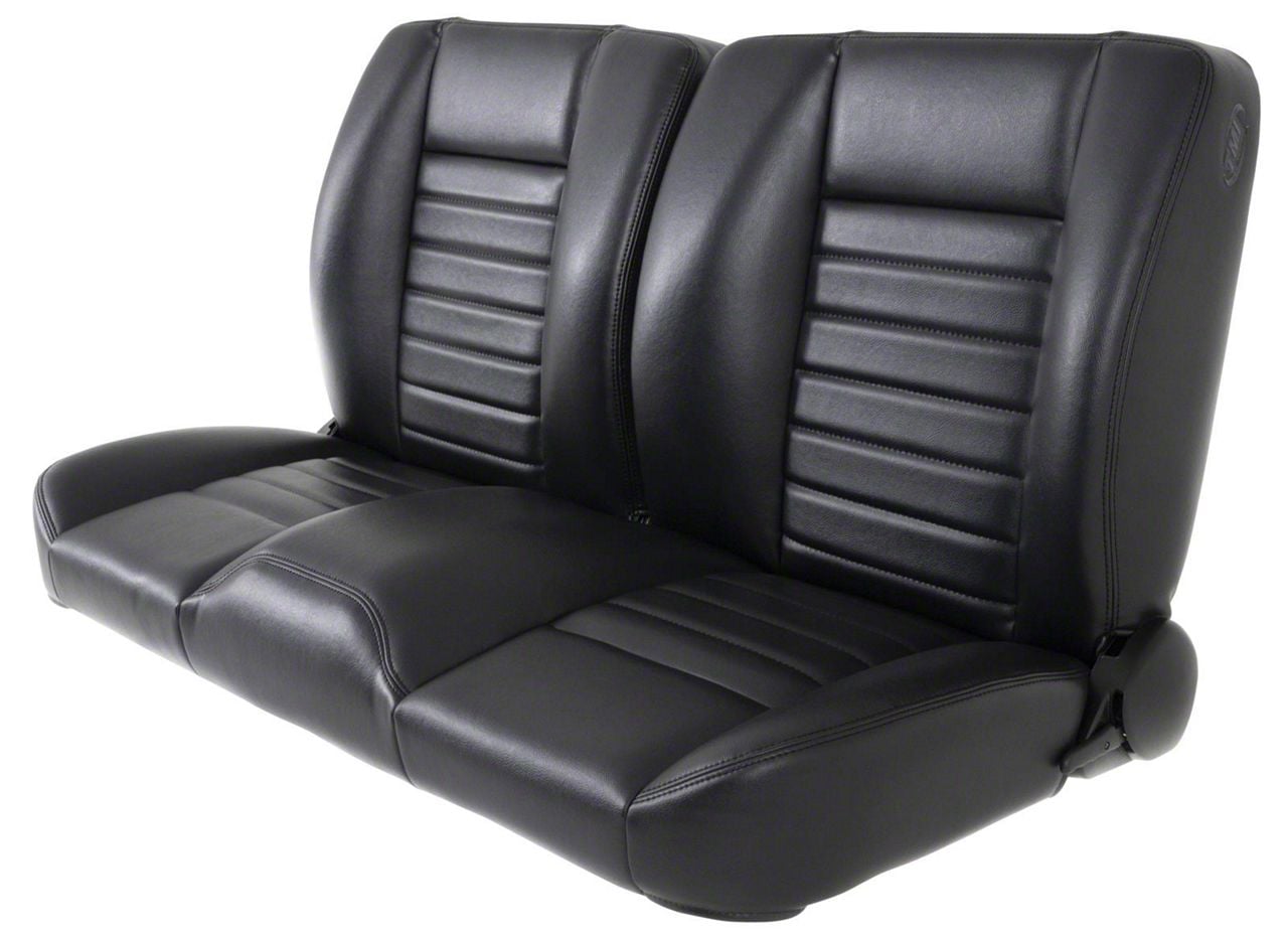 Ecklers Cruiser Collection Pro-Bench Split Back Seat; 55-Inch; Black ...