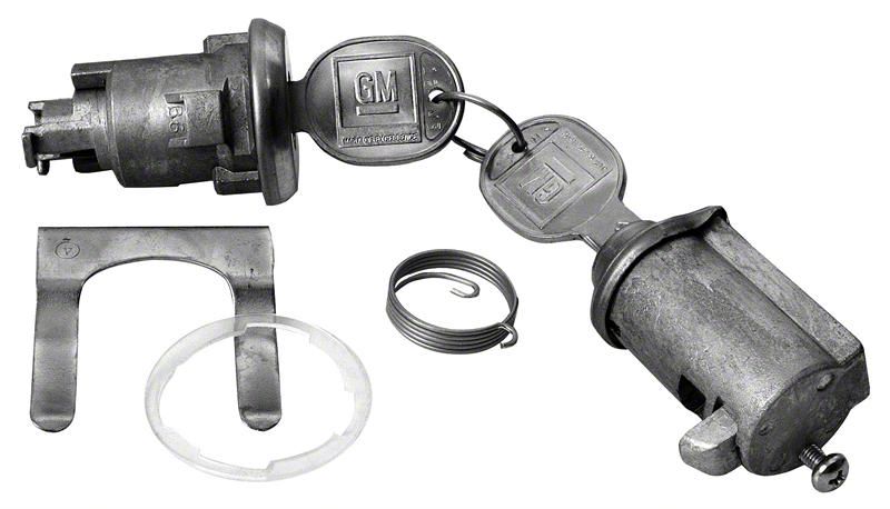 Ecklers Trunk and Glove Box Lock Kit with Round Head Keys (55-57 150 ...
