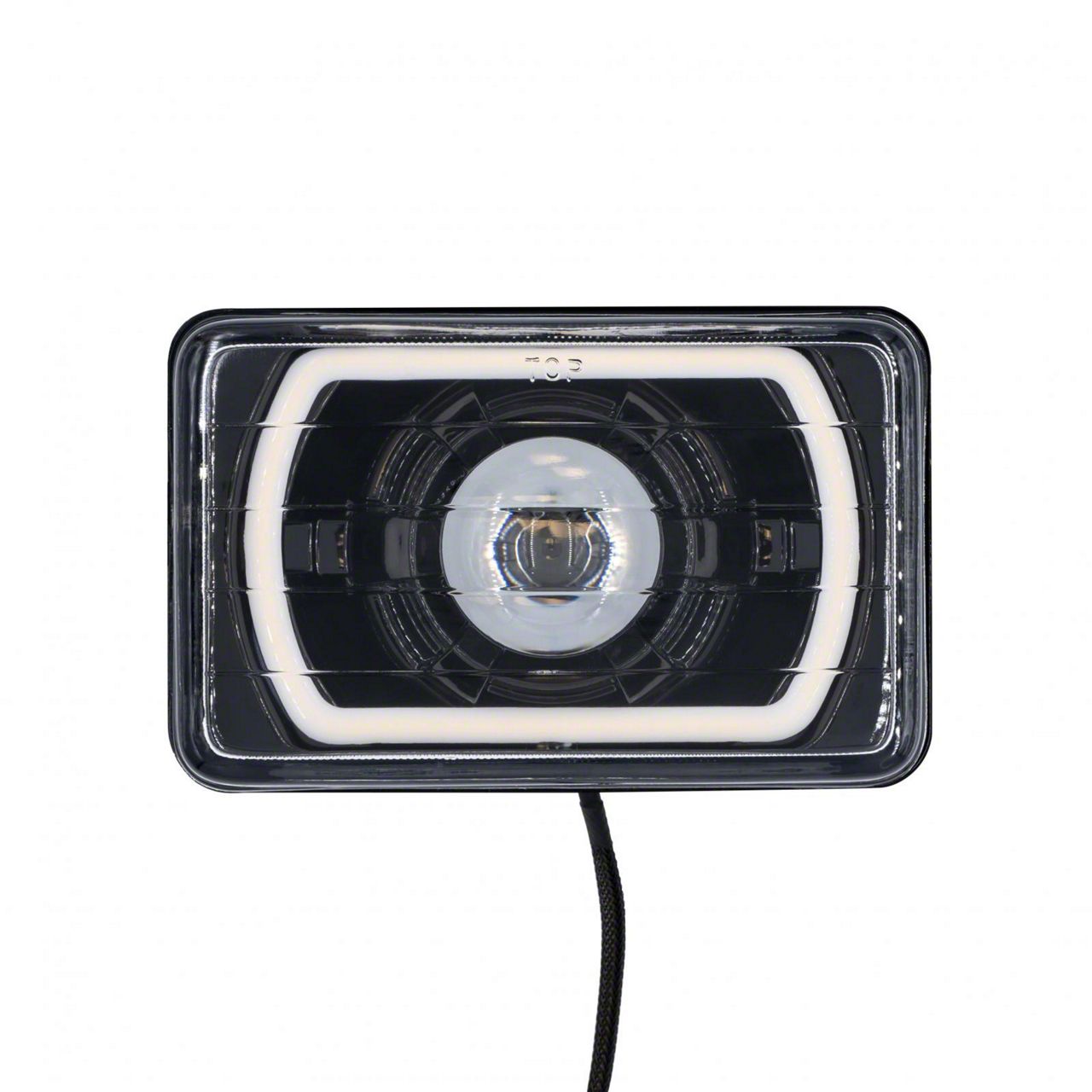 Ecklers 4x6-Inch Halogen Low Beam Projector Headlight with HDR Blue ...