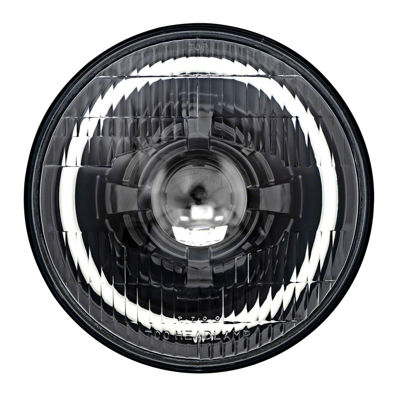 Ecklers 7-Inch LED Headlight with RGB Switchback Halo and Original ...