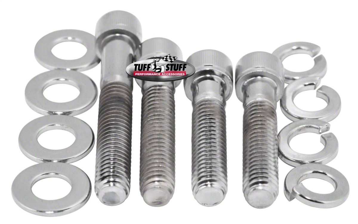 Tuff Stuff Performance Ecklers Water Pump Bolt Kit; Sockte Head; Chrome ...