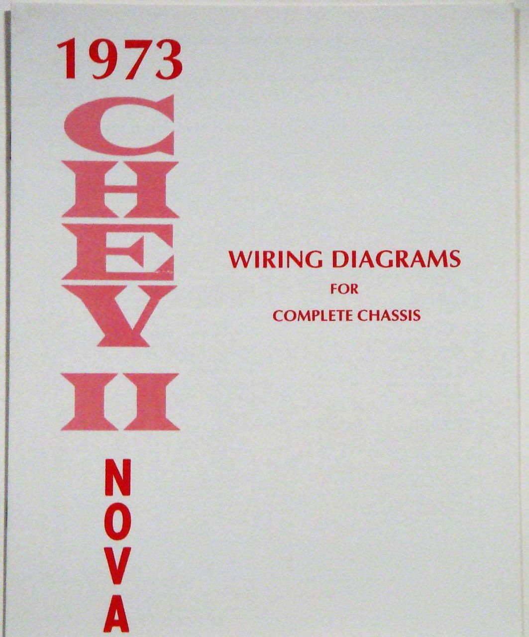 Universal EK 1973 Chevrolet Nova Wiring Diagram - Free Shipping