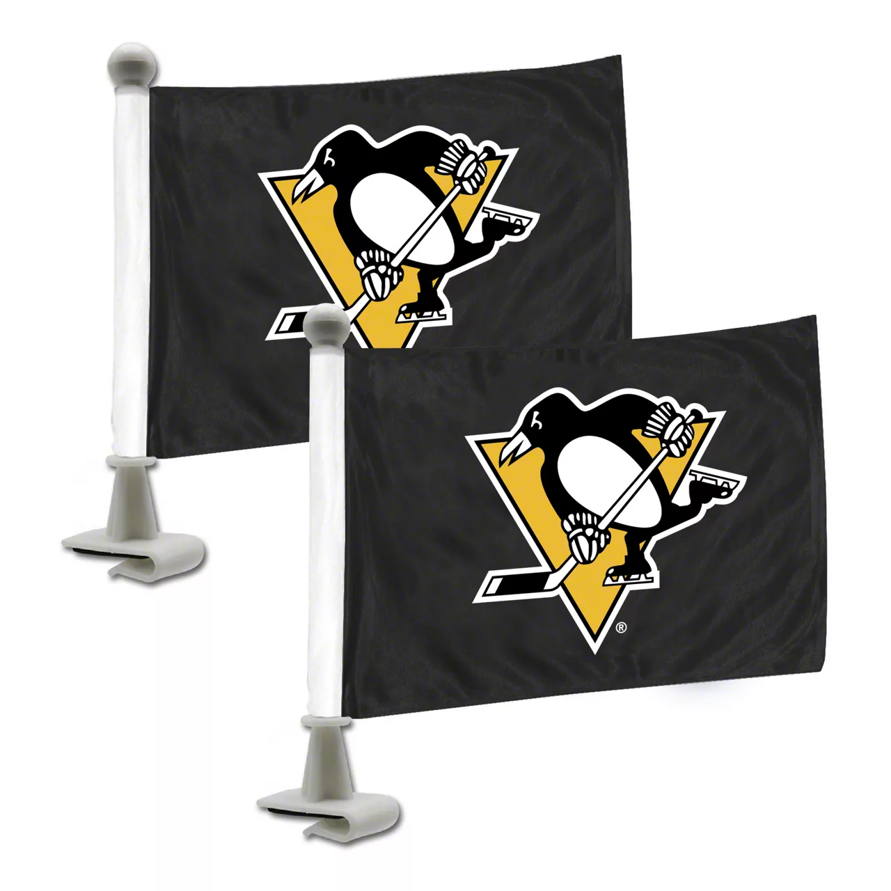Universal EK Ambassador Flags with Pittsburgh Penguins Logo; Black ...