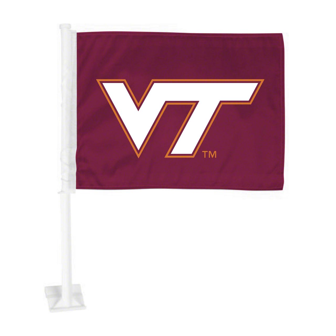 Universal EK Car Flag with Virginia Tech Logo; Maroon (Universal; Some ...