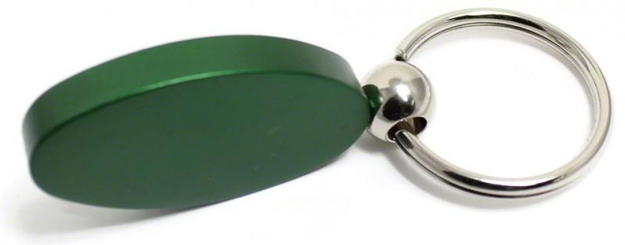 Universal EK Chevy Oval Key Chain; Green - Free Shipping