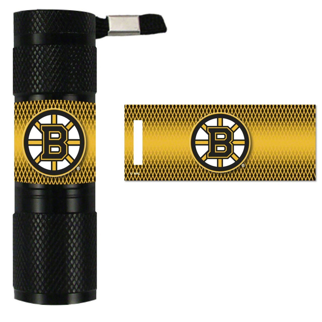 Universal EK Flashlight with Boston Bruins Logo; Yellow - Free Shipping