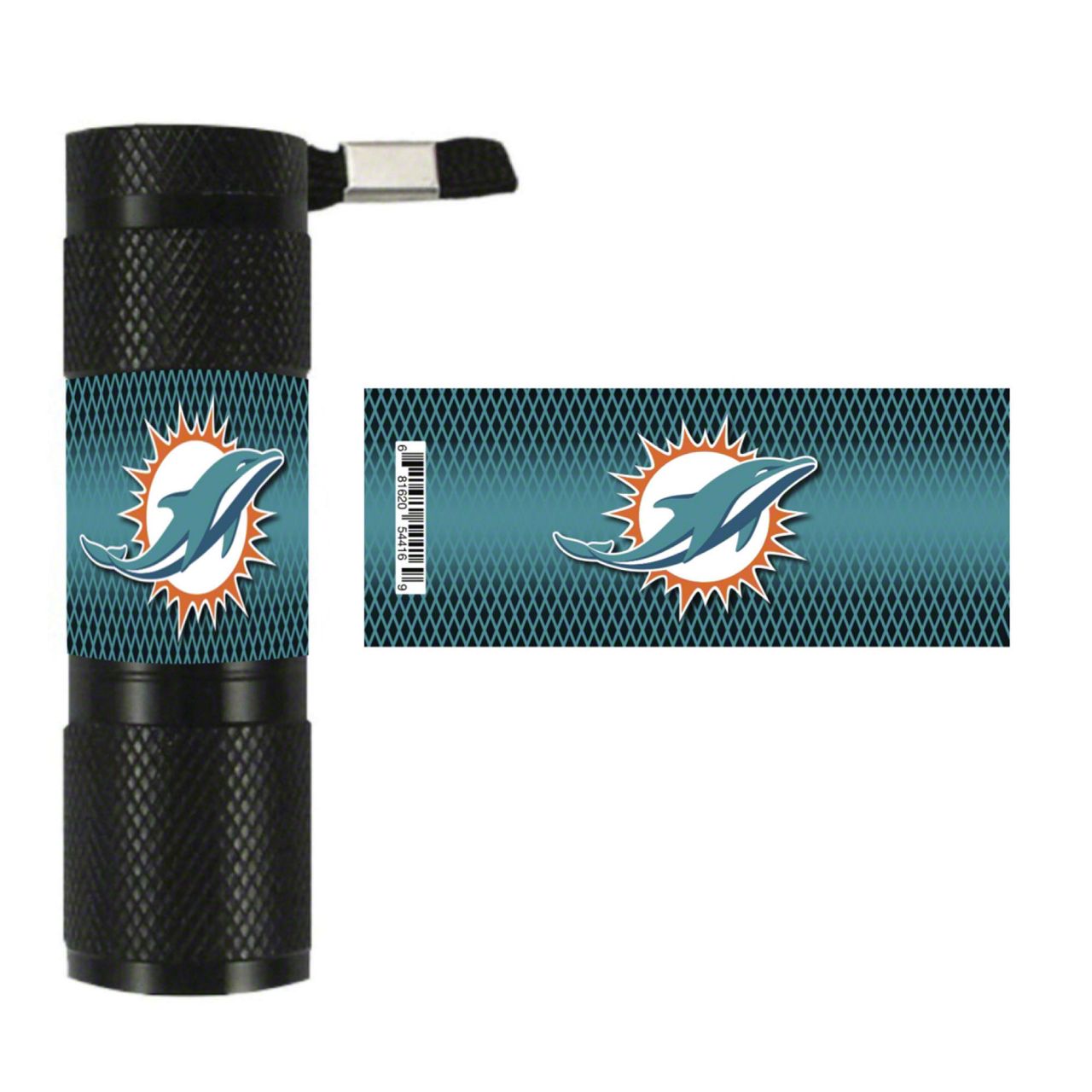 Universal EK Flashlight with Miami Dolphins Logo; Aqua - Free Shipping