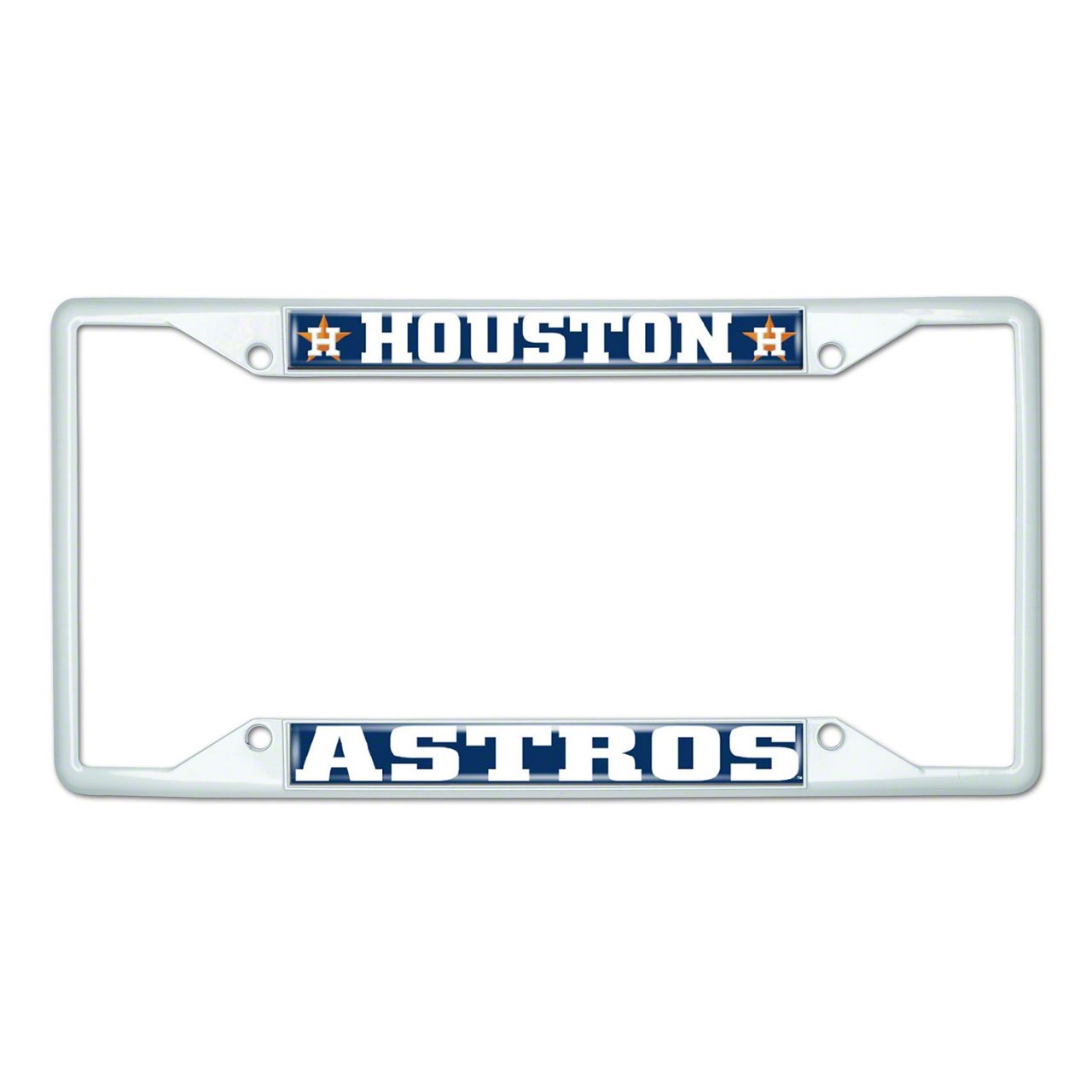 Universal EK License Plate Frame with Houston Astros; White (Universal ...