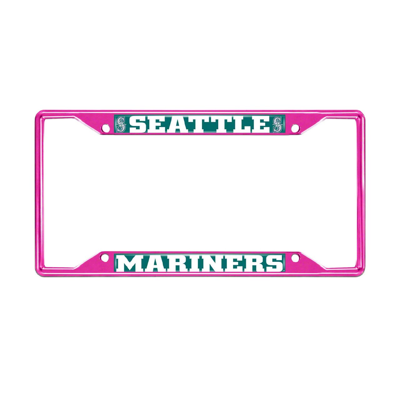 Universal EK License Plate Frame with Seattle Mariners; Pink (Universal ...