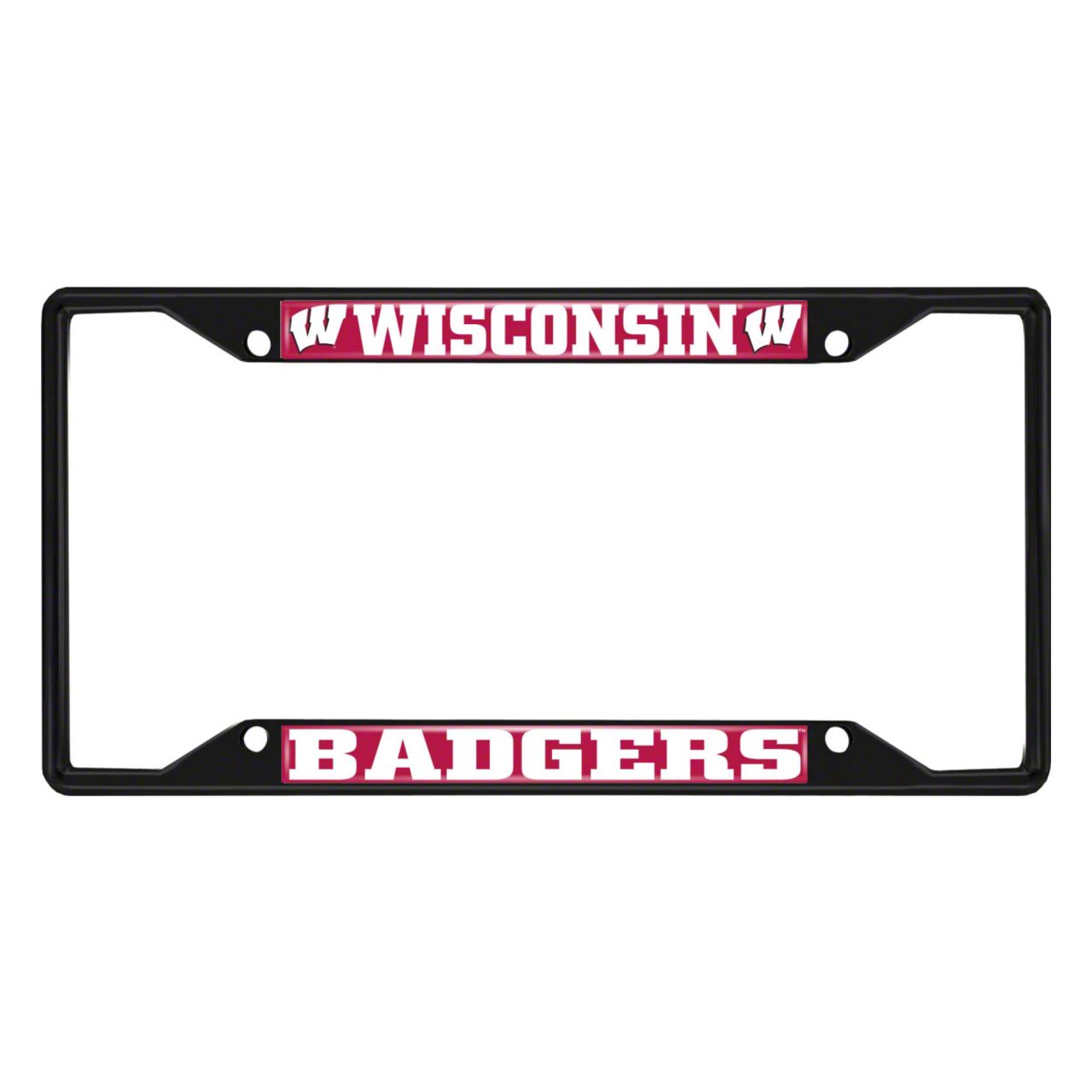 Universal EK License Plate Frame with University of Wisconsin Logo ...