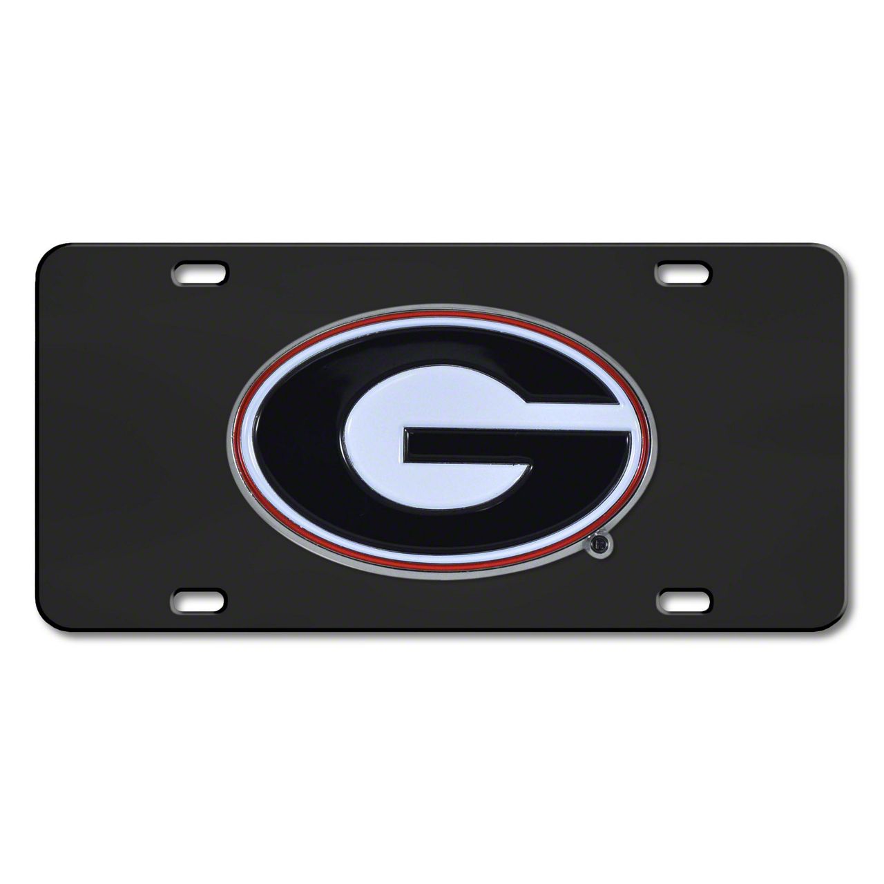 Universal EK License Plate with University of Georgia Logo; Black ...