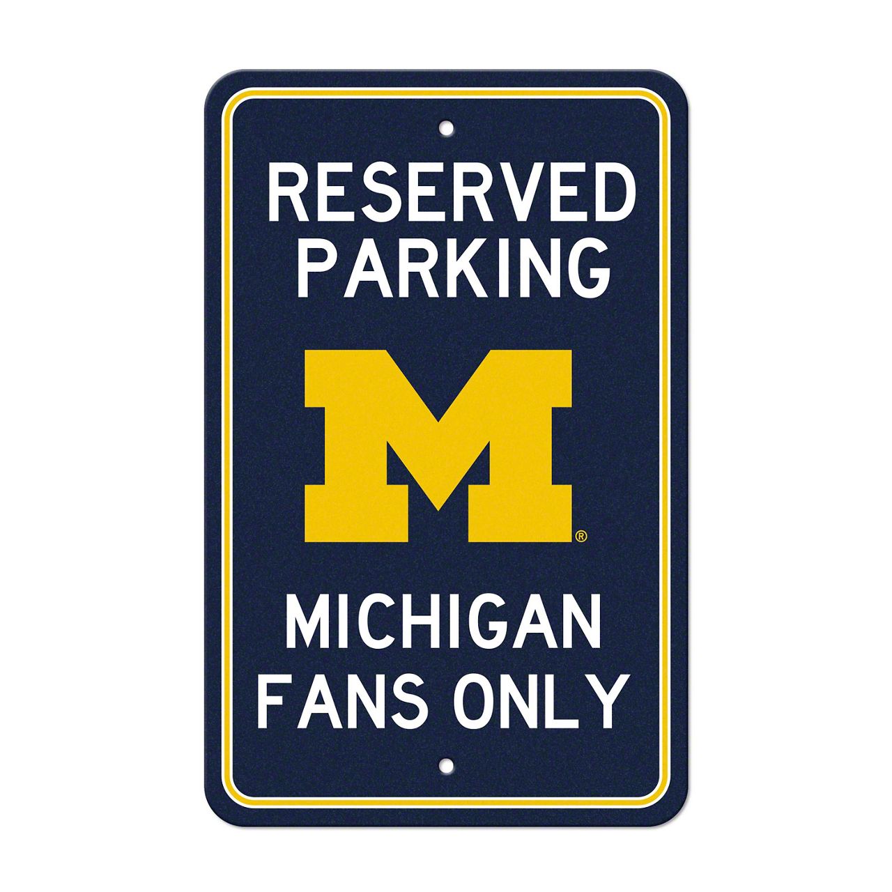Universal EK Parking Sign with University of Michigan Logo; Blue - Free ...