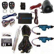 Universal EK Power Lock Kit with Standard Alarm and Keyless Entry; 2 ...