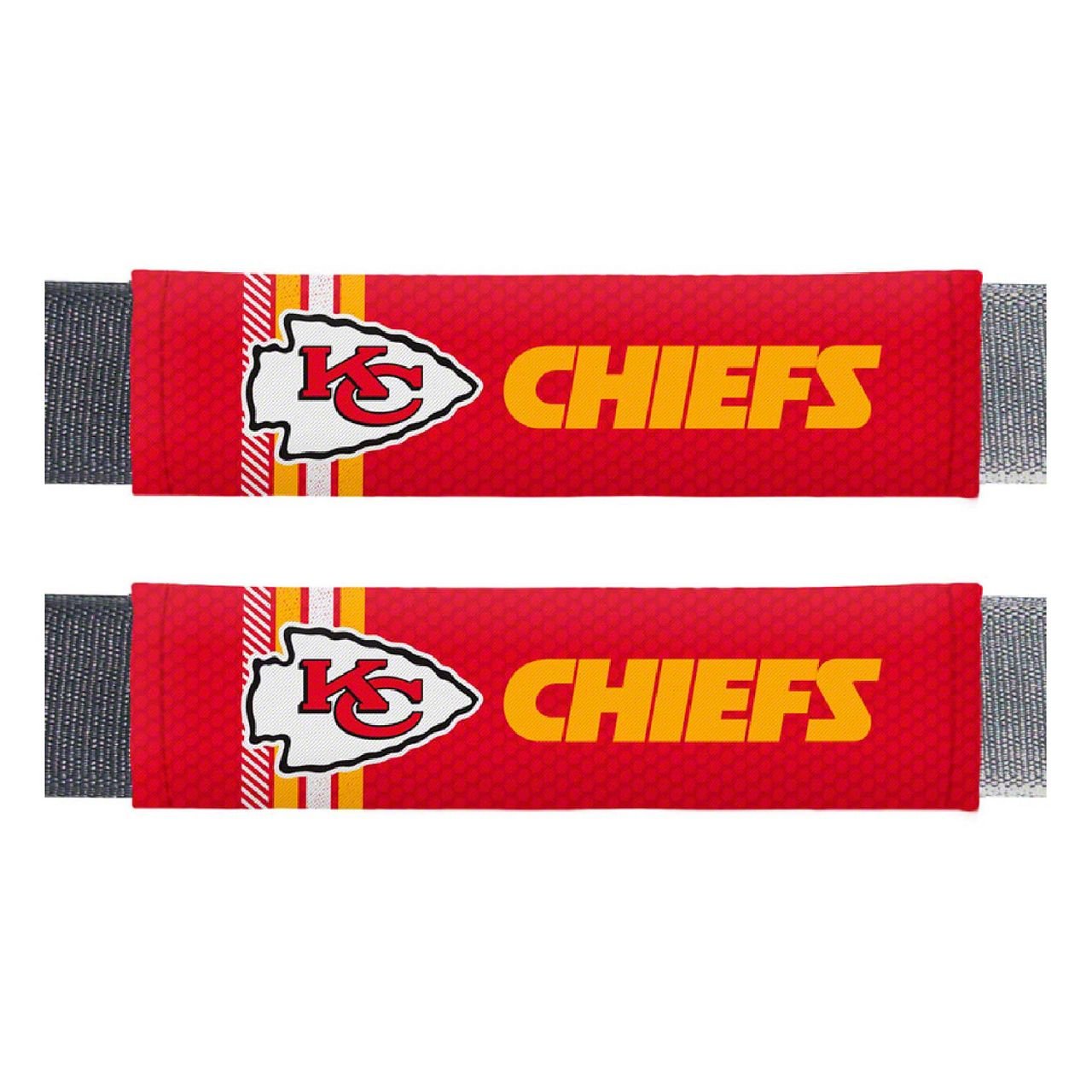 Universal EK Rally Seatbelt Pads with Kansas City Chiefs Logo; Red ...