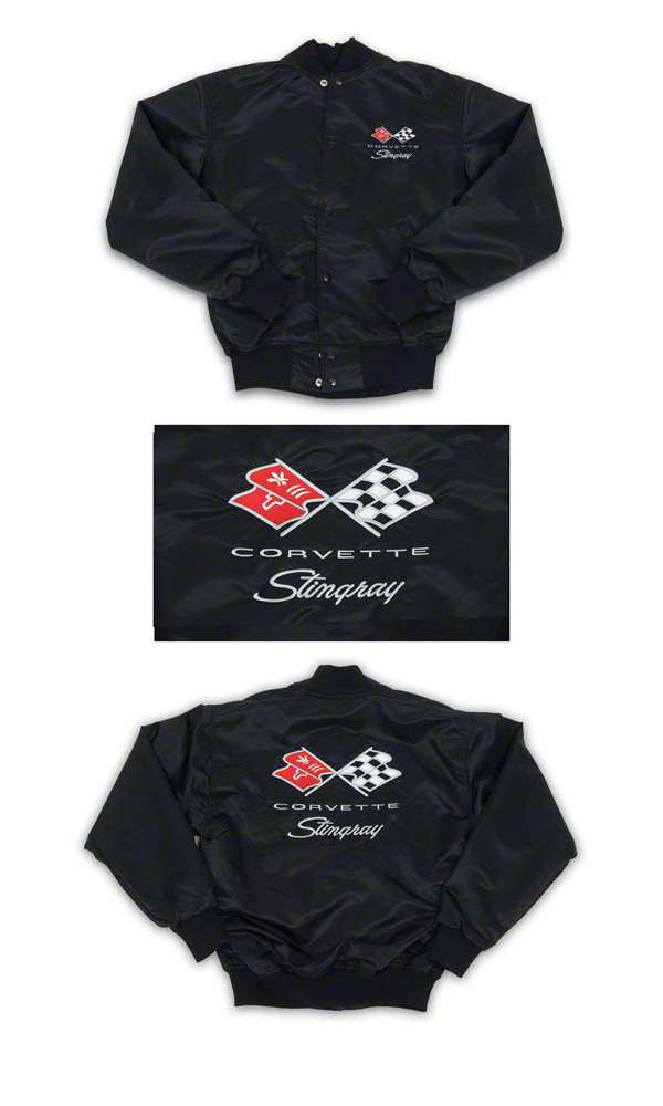 Universal EK Stingray Script and Flags Logo Satin Jacket - Free Shipping