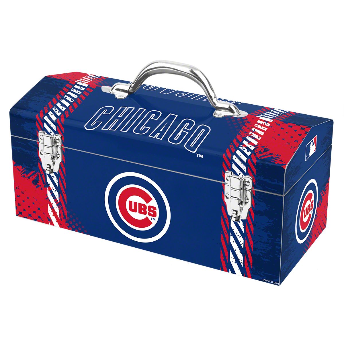 Universal EK Tool Box with Chicago Cubs Logo; Blue and Red - Free Shipping