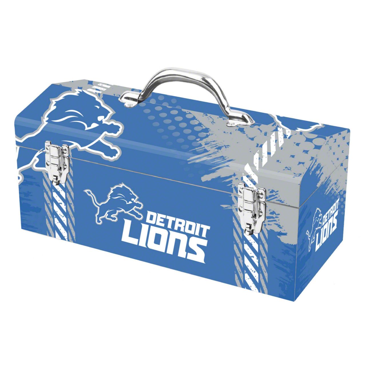 Universal EK Tool Box with Detroit Lions Logo; Blue and Black - Free ...