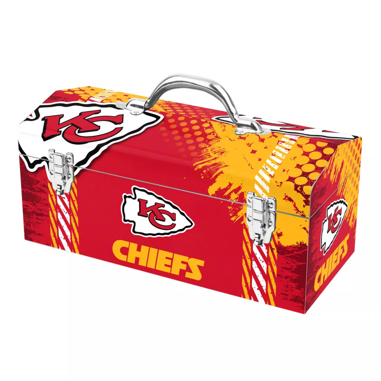 Universal EK Tool Box with Kansas City Chiefs Logo; Red, Yellow - Free ...