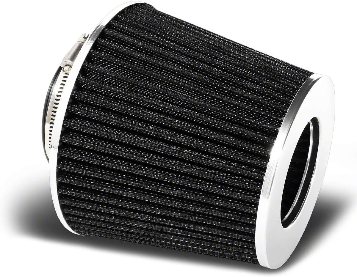 Universal EK Universal Cone Style Air Filter; 3-Inch Inlet; Black ...