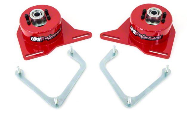 UMI Performance Ecklers Spherical Caster/Camber Plates; Red 2040-R (82 ...