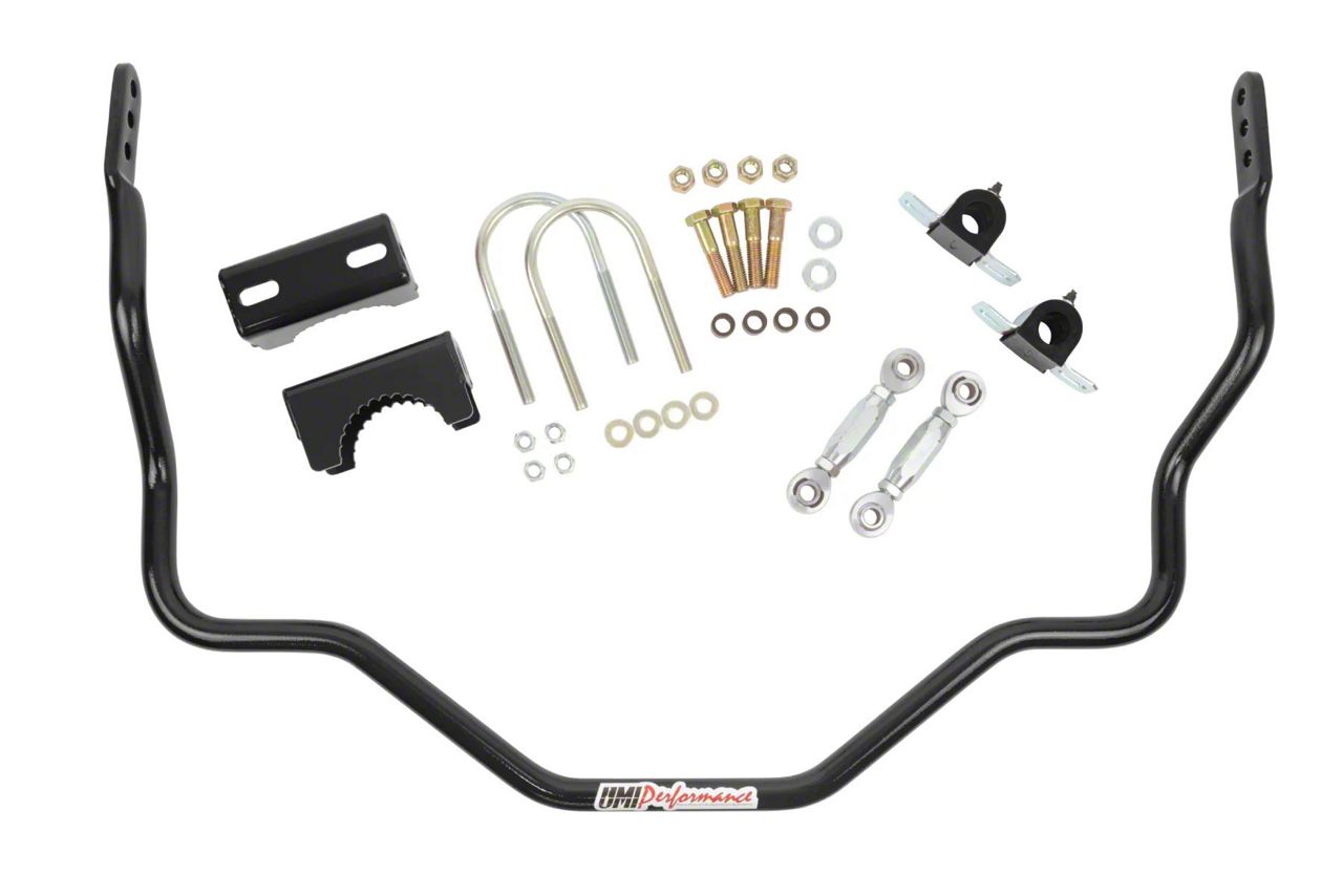 UMI Performance Ecklers Adjustable Tubular Rear Sway Bar; Black 6443-B ...
