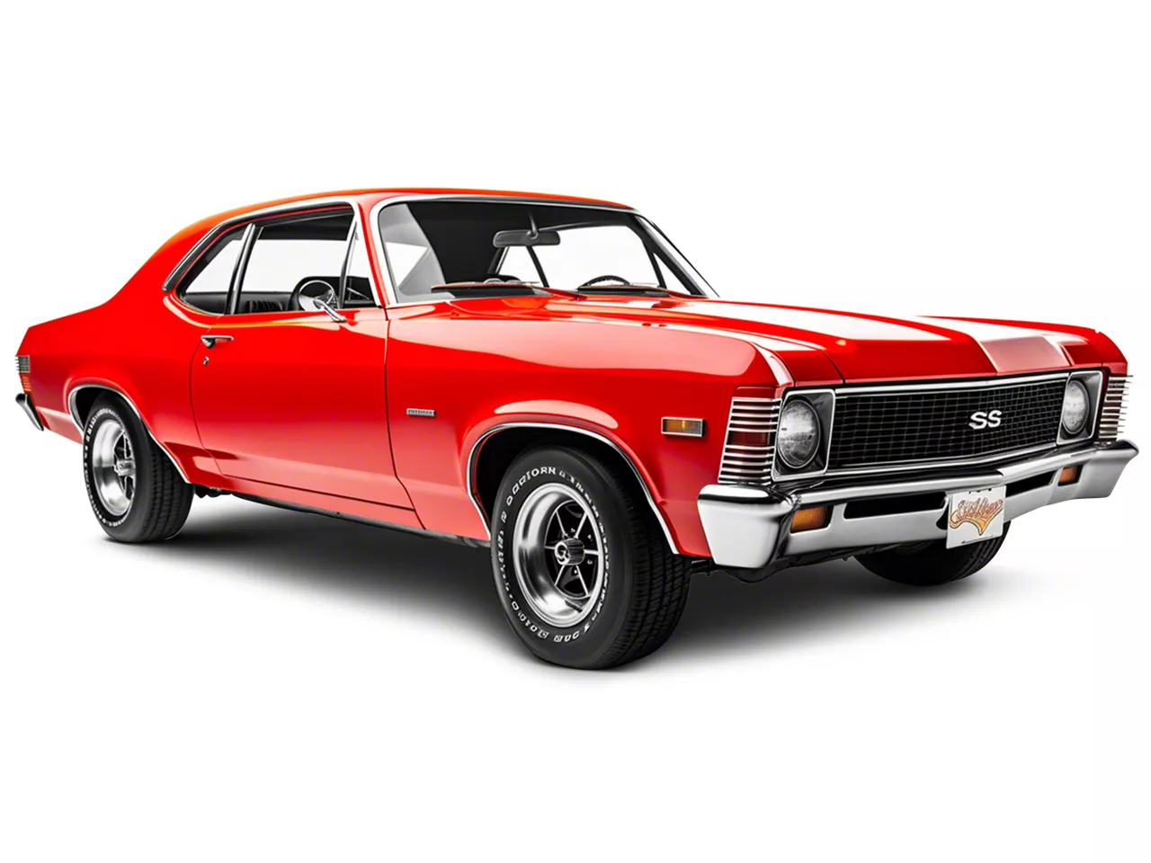 Ecklers Sedan Rear Window Trim (62-64 Chevy II)