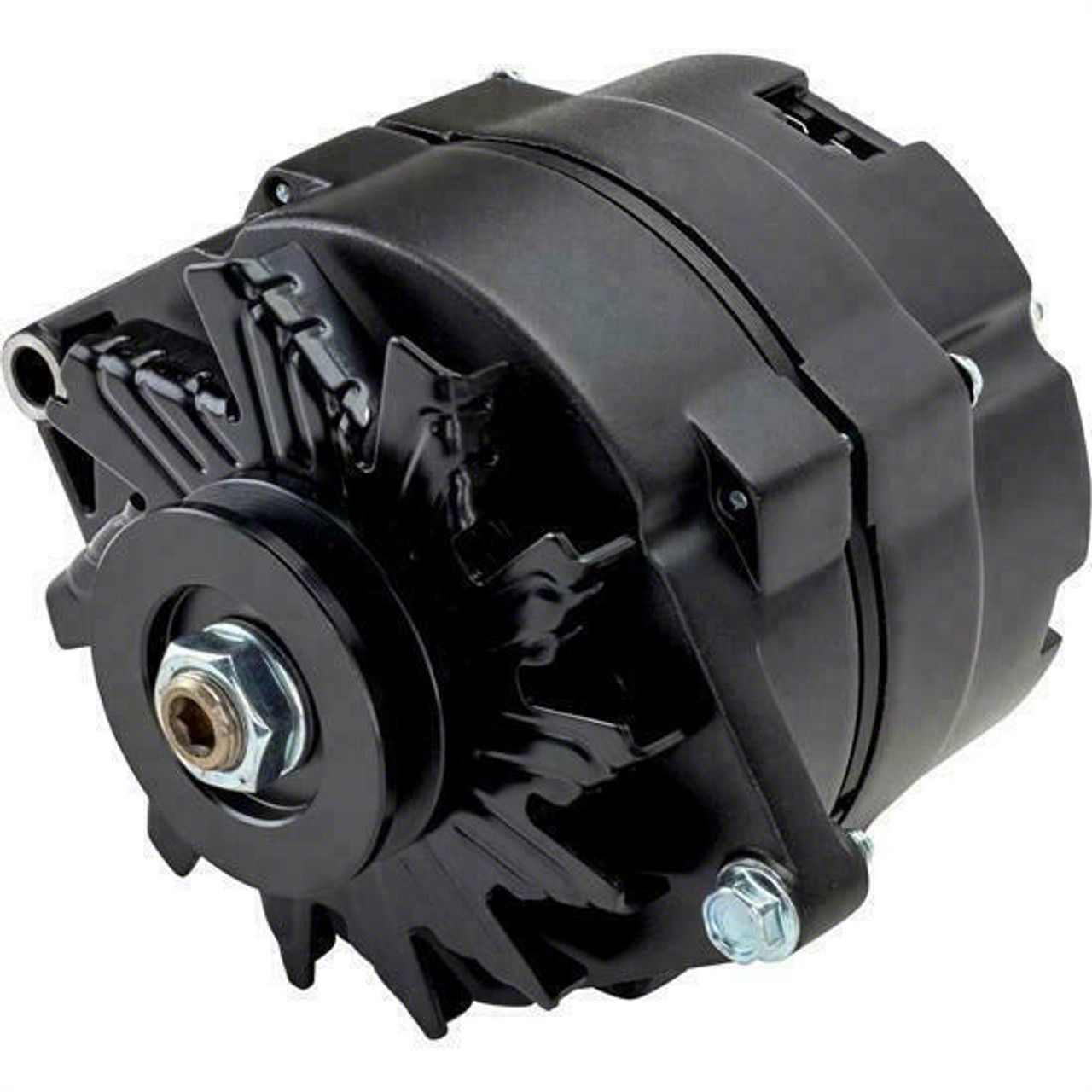 Ecklers 12-Volt Alternator with 5/8-Inch Pulley; 100 Amp; Black (53-54 ...