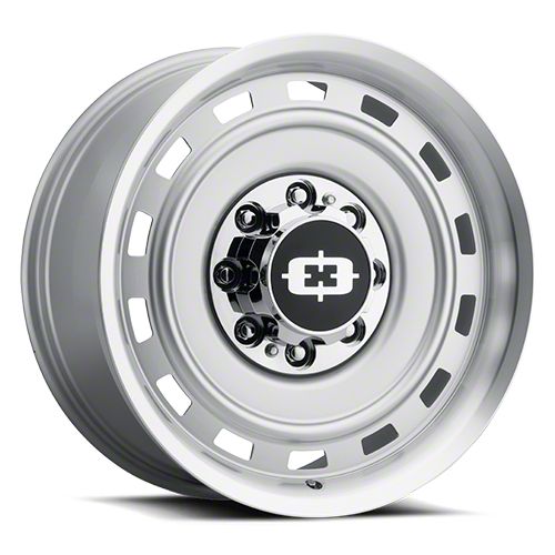 Vision Wheel Ecklers Cheyenne Silver Machined Lip 6-Lug Wheel; 22x9 ...
