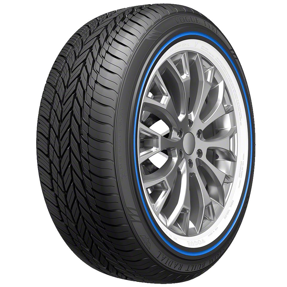 Vogue Ecklers Custom Built Radial Blue Stripe Tire VOGU-03382951 (215 ...