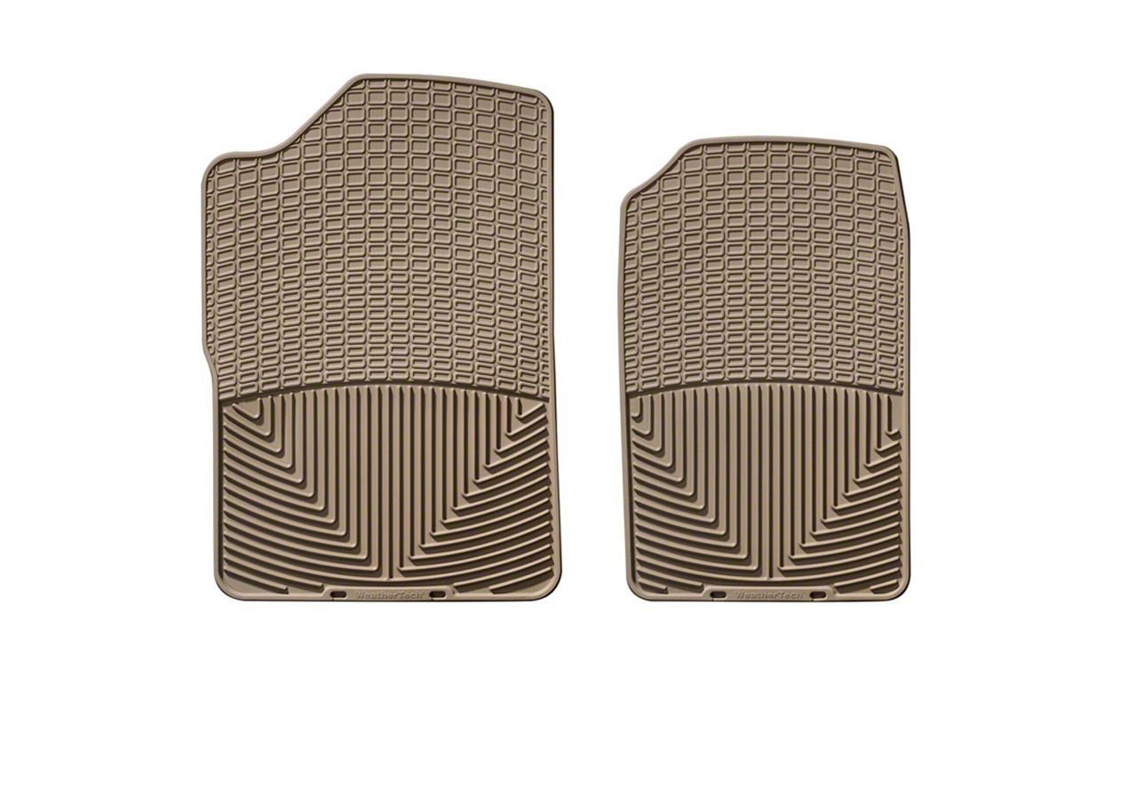 Weathertech Ecklers All-Weather Front Rubber Floor Mats; Tan W14TN (88 ...