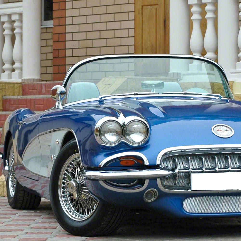 Ecklers Windshield, Green Tint (56-62 Corvette C1)