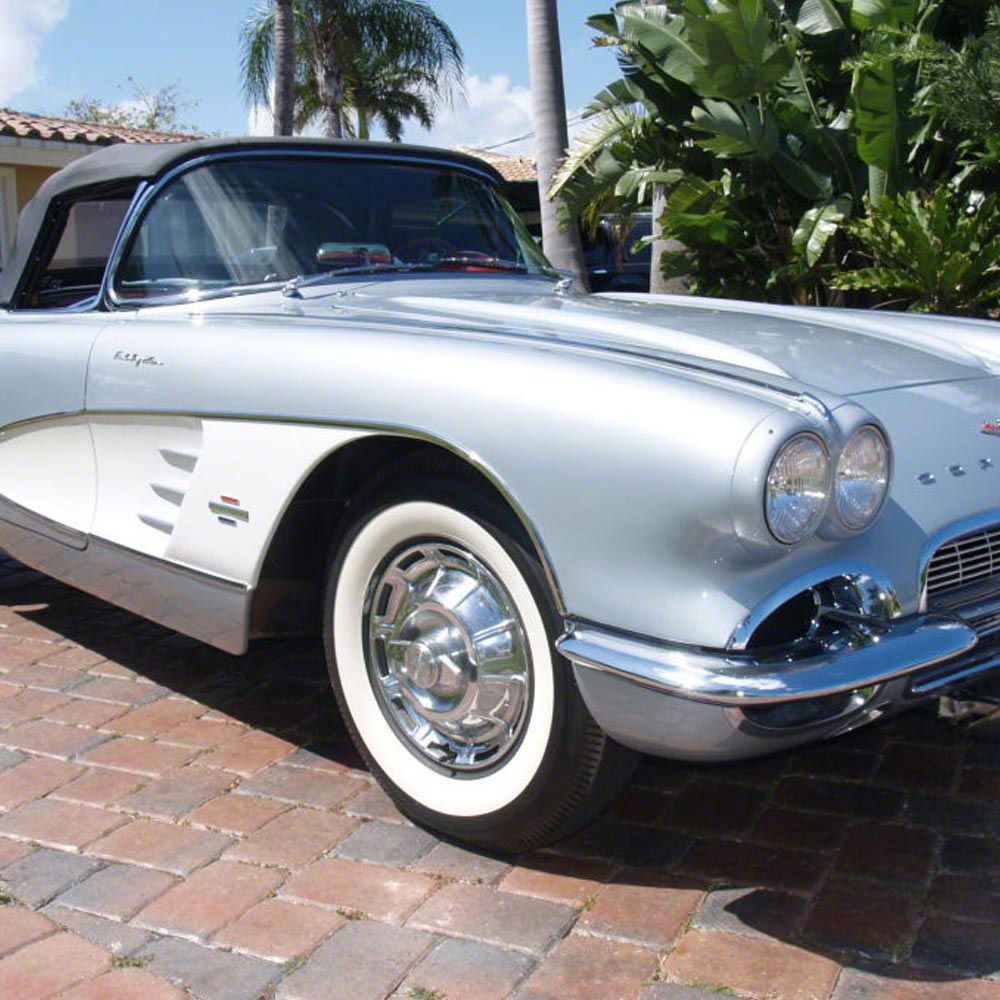 Ecklers Windshield, Light Grey Tint w/Shade Band (56-62 Corvette C1)