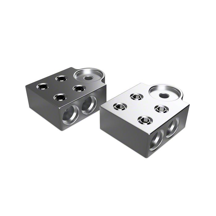 XS Power Ecklers 600 Series Aluminum Terminal Blocks; 4 Wire; 1/0 AWG ...